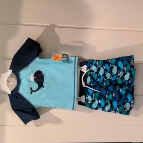 Floatimini | Swim | New Floatimini 2 Piece Swim Set Whales | Poshmark